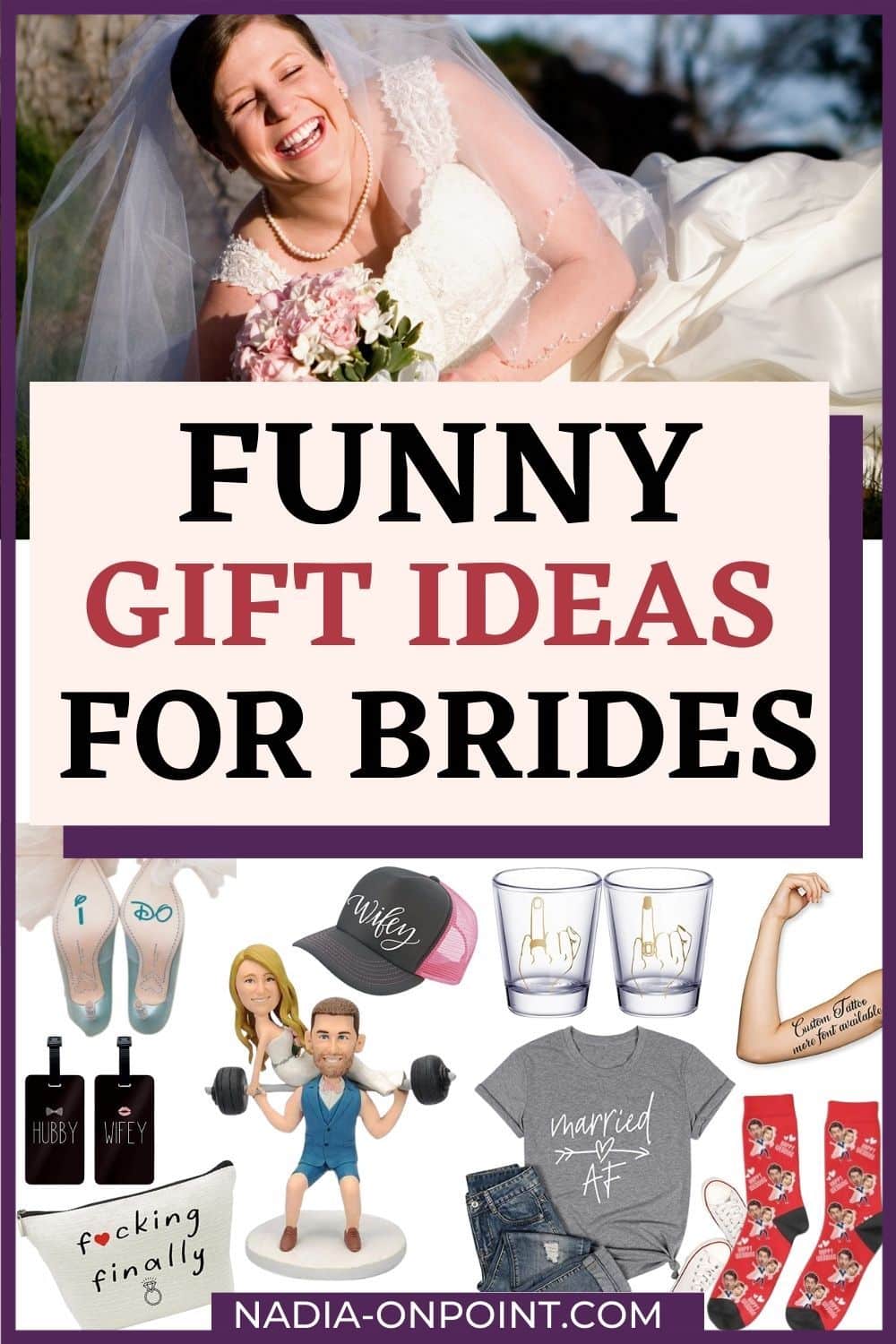 Funny Gifts for Brides to Laugh and Relax