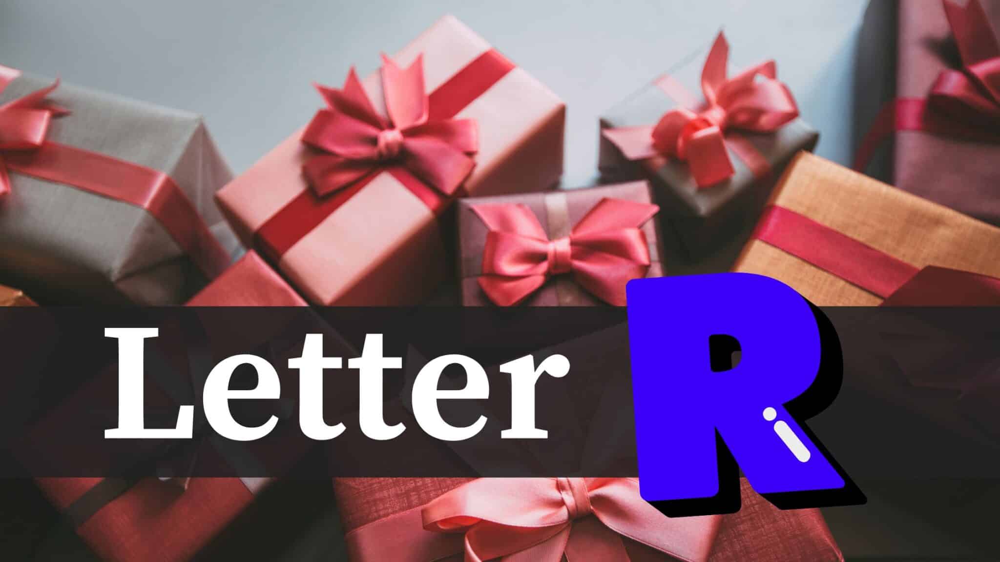 Gift Ideas That Start with the Letter R