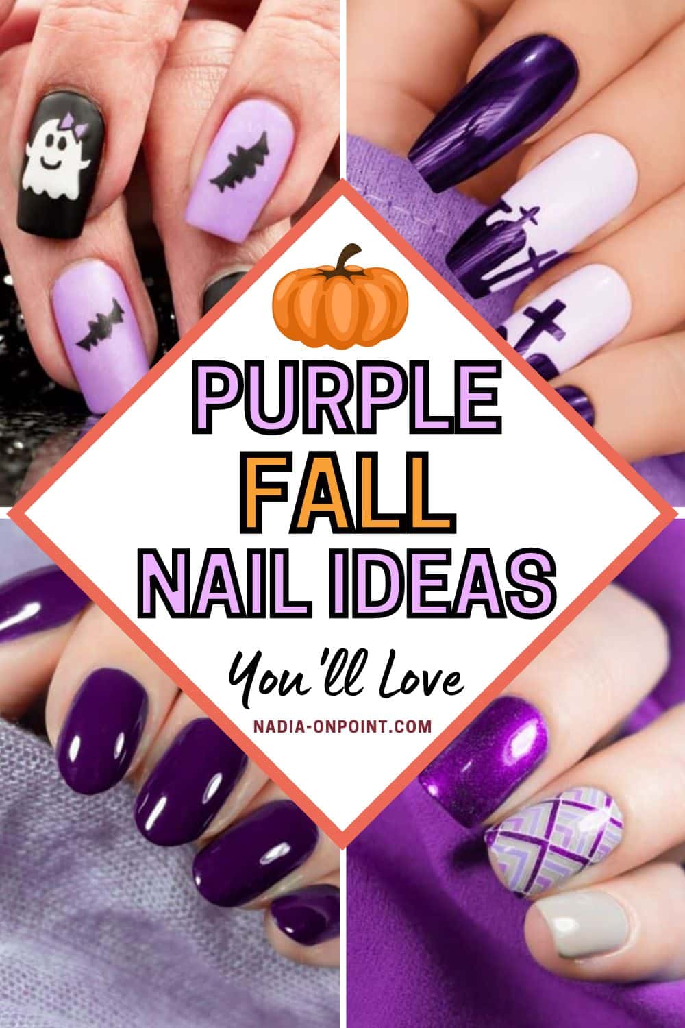 Purple Fall Nails: Stunning Nail Ideas for the Season